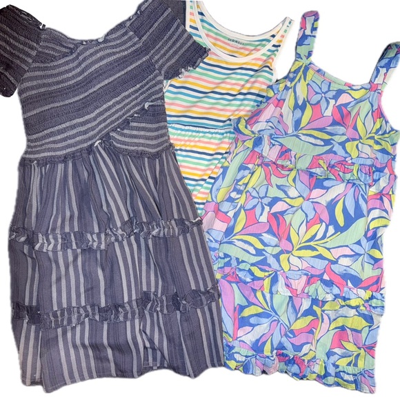 Dresses | 3 Dress Bundle Girls 112 Summer | Poshmark